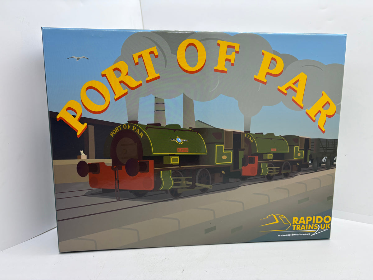 RAPIDO - Port of Par Bagnalls Twin Pack – Lined Light Green (As Preser ...