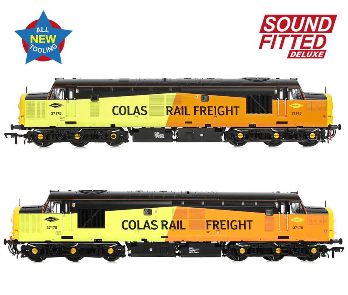 Bachmann Class 37/0 Centre Headcode 37175 Colas Rail - 35-310SFX ...