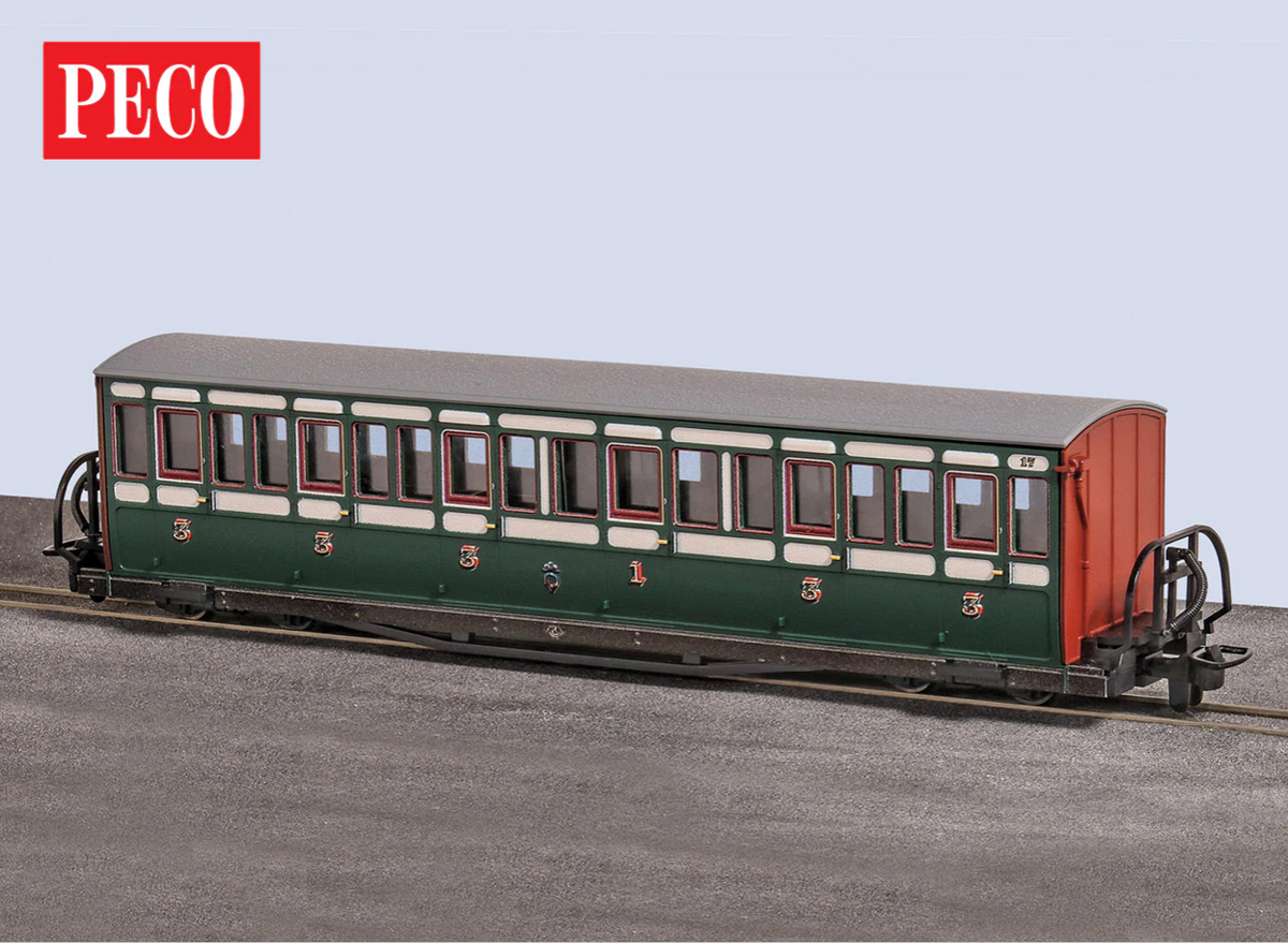 GR-601A FR Short 'Bowsider' Bogie Coach - Early Preservation - Green 1 ...