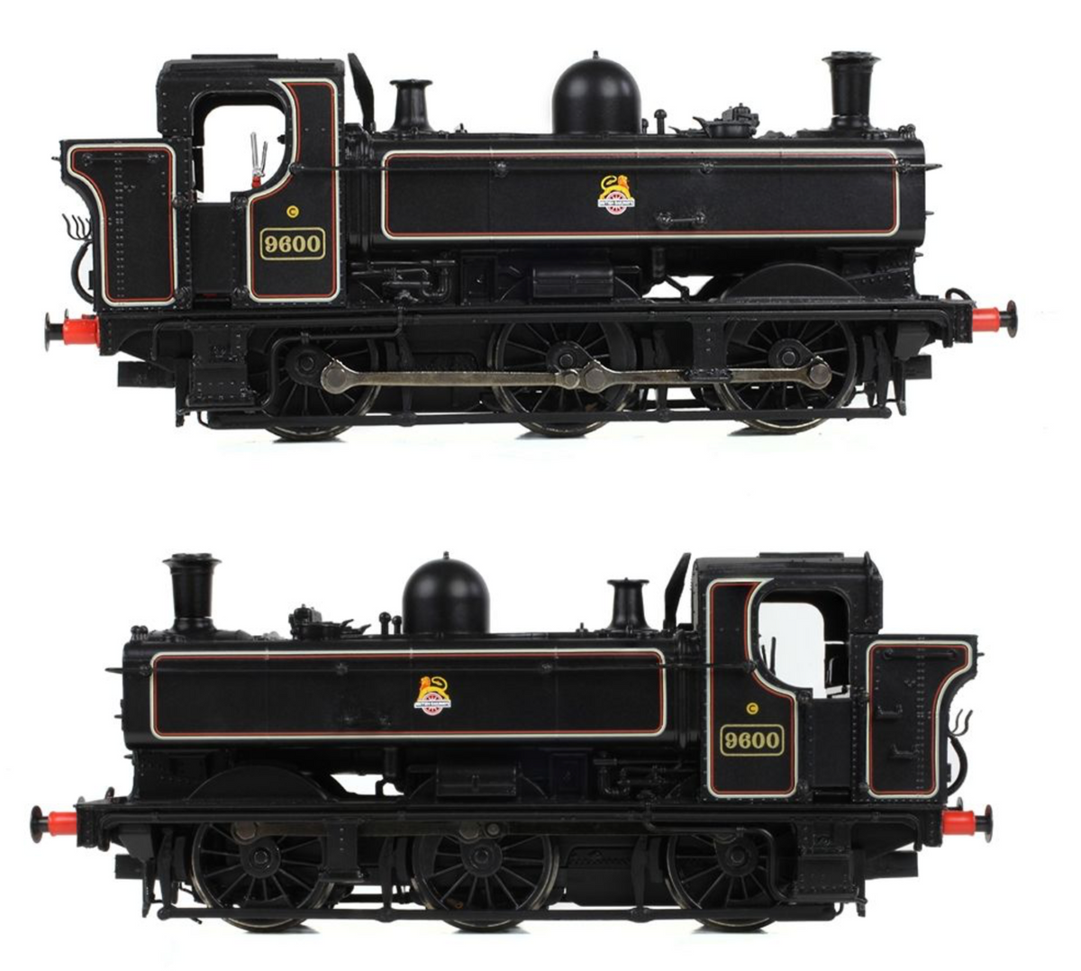32-205B - Bachmann Branchline - GWR 8750 Pannier Tank 9600 BR Lined Bl ...