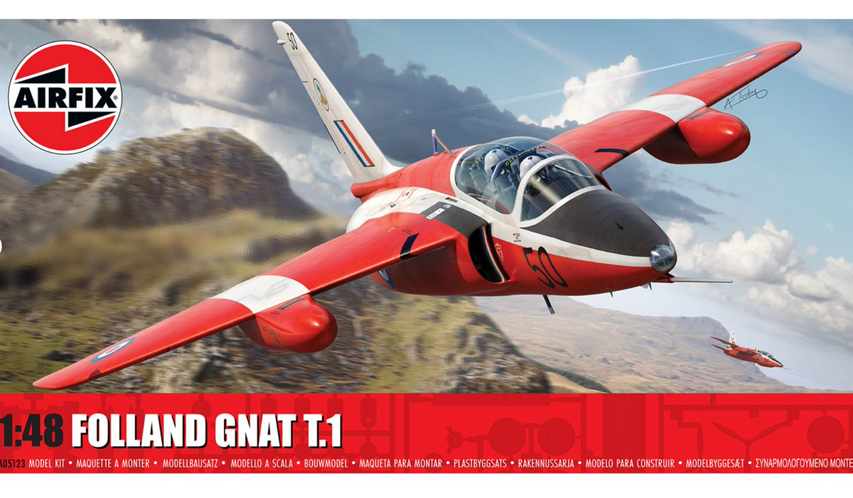Airfix - A05123- British Folland Gnat (1:48 Scale) – Simon's Trains