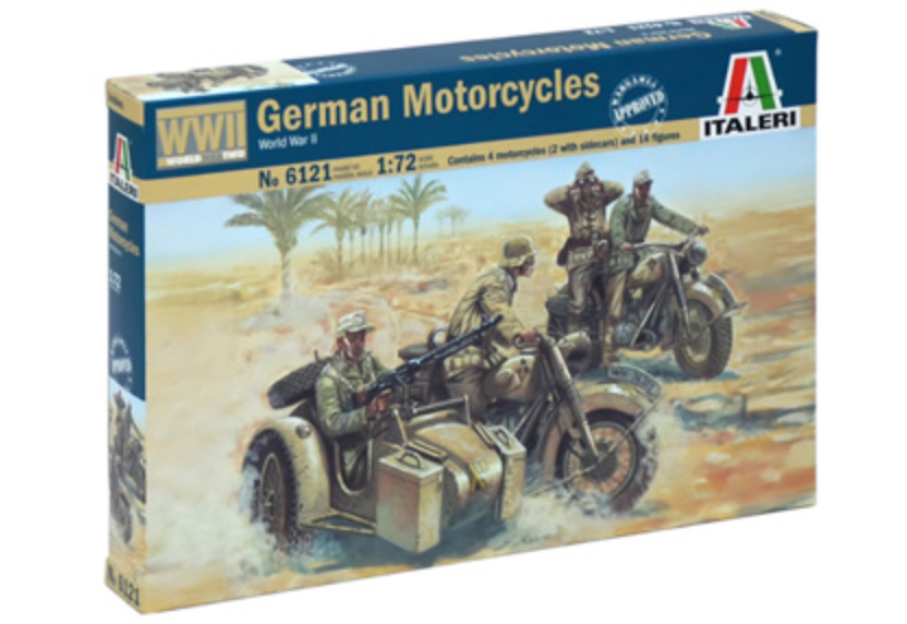 ITALERI - 6121 - WW2 GERMAN MOTORCYCLES – Simon's Trains
