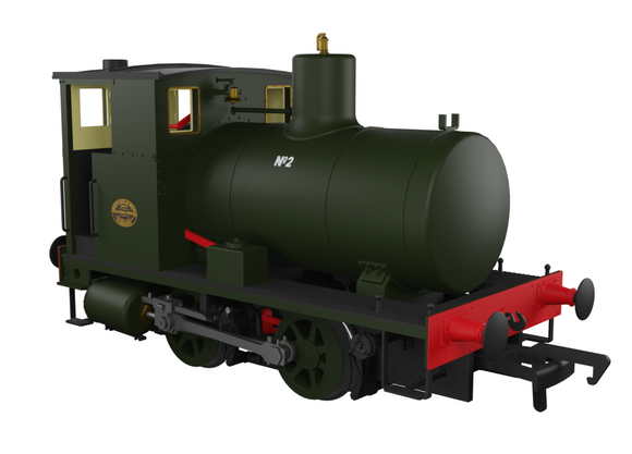 965001 Rapido - Andrew Barclay Fireless 0-4-0 Bowater (Kent) No. 2 ...