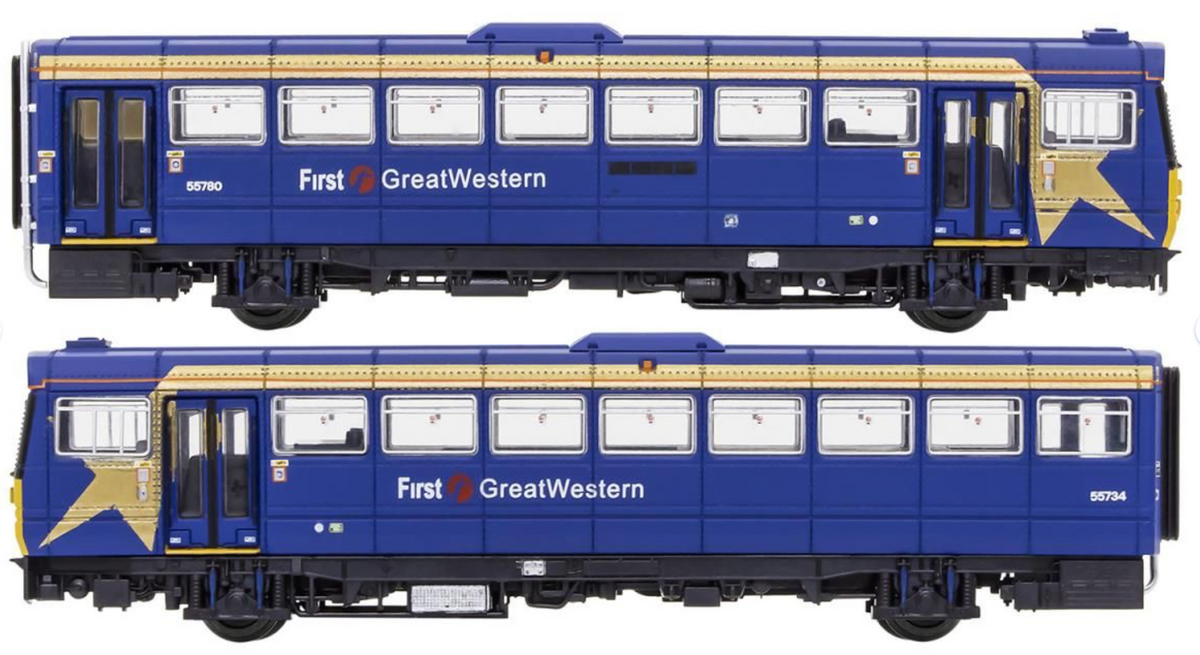 Dapol - 2D-142-009D - Class 142 070 First Great Western Blue/Gold (DCC ...