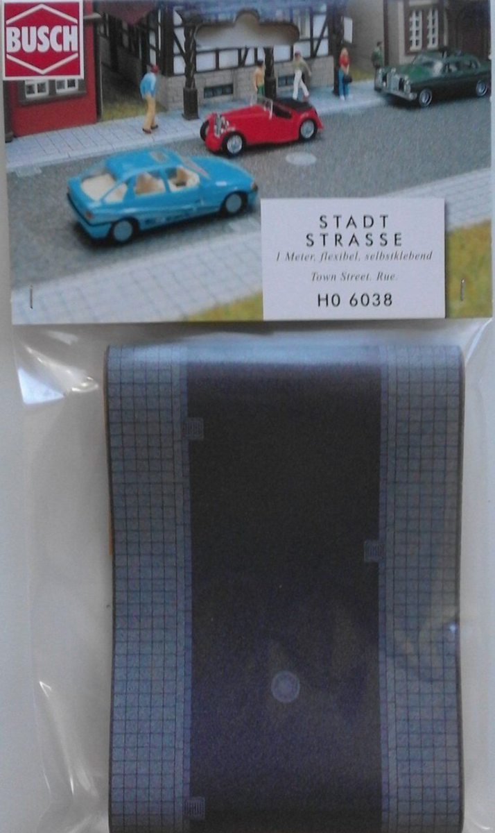 Busch 6038 OO/HO Road with pavement – Simon's Trains