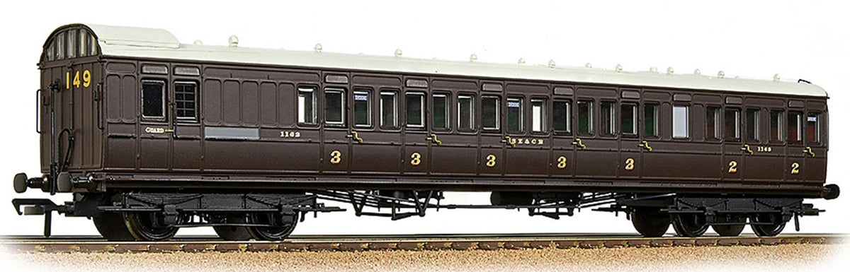 39-604 SE&CR 60ft Birdcage Brake Composite Lavatory Coach SE&CR Wellin ...